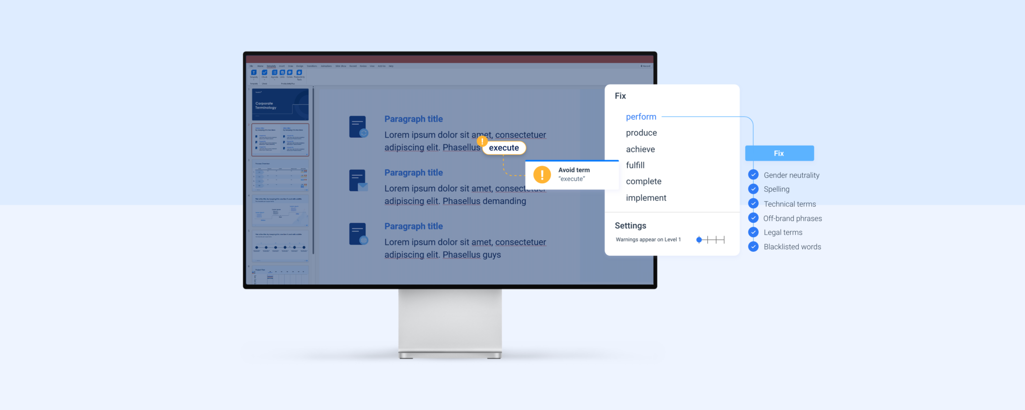 Get started with Templafy’s Corporate Terminology tool - Templafy