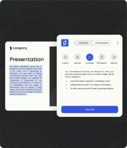 Professional AI document generator - Templafy