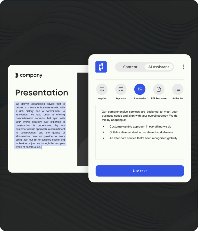 Professional AI document generator - Templafy