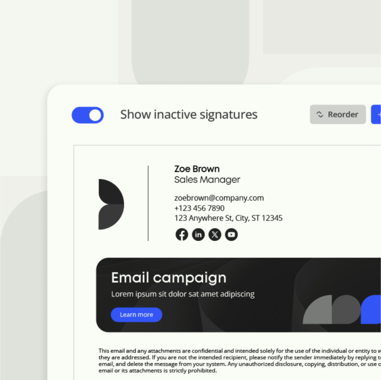 Email signature management - Templafy