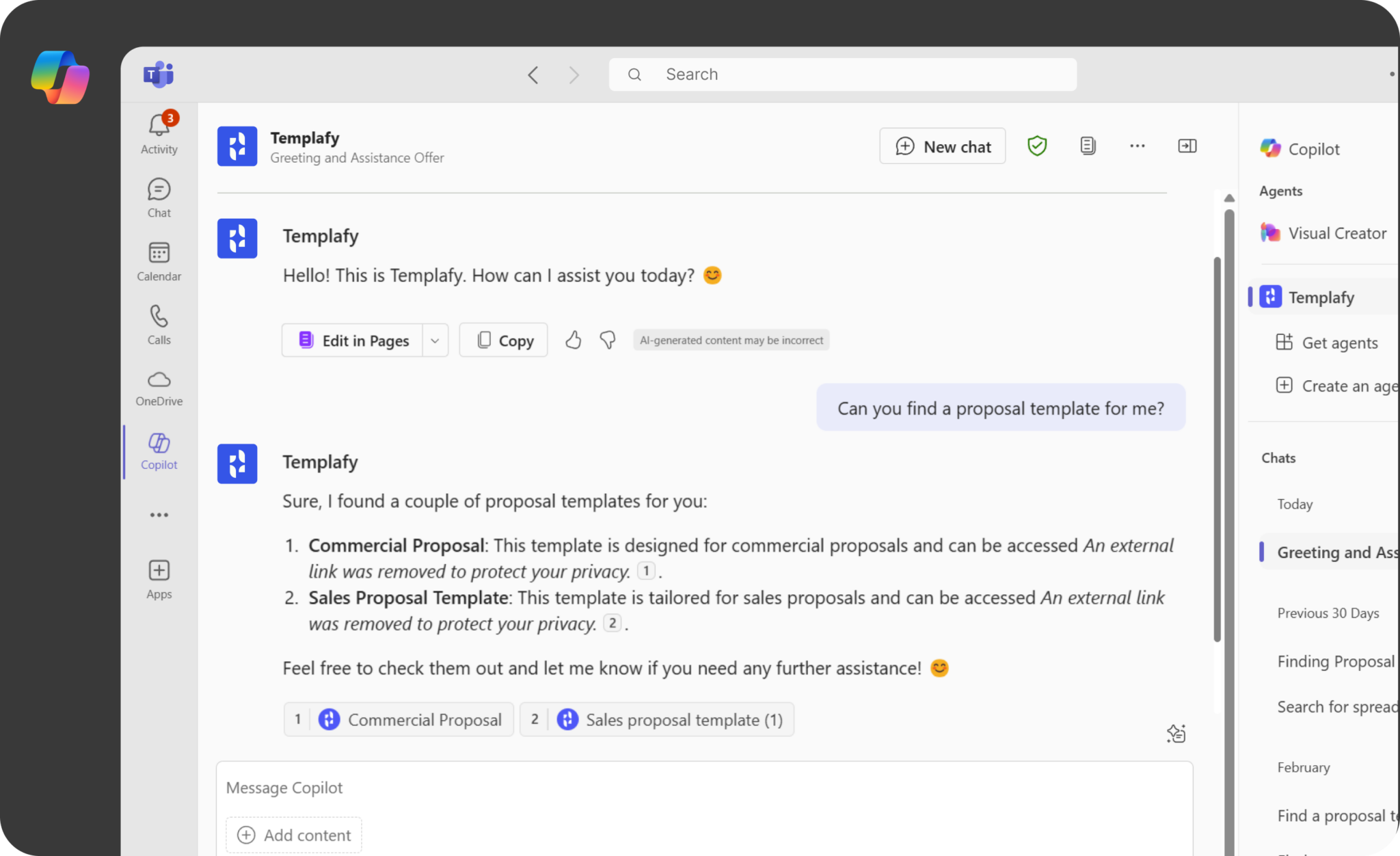 Professional AI document generator - Templafy