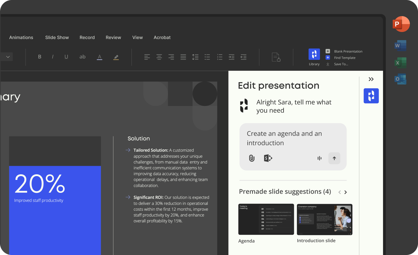 Create presentations in minutes with Templafy’s AI presentation maker ...