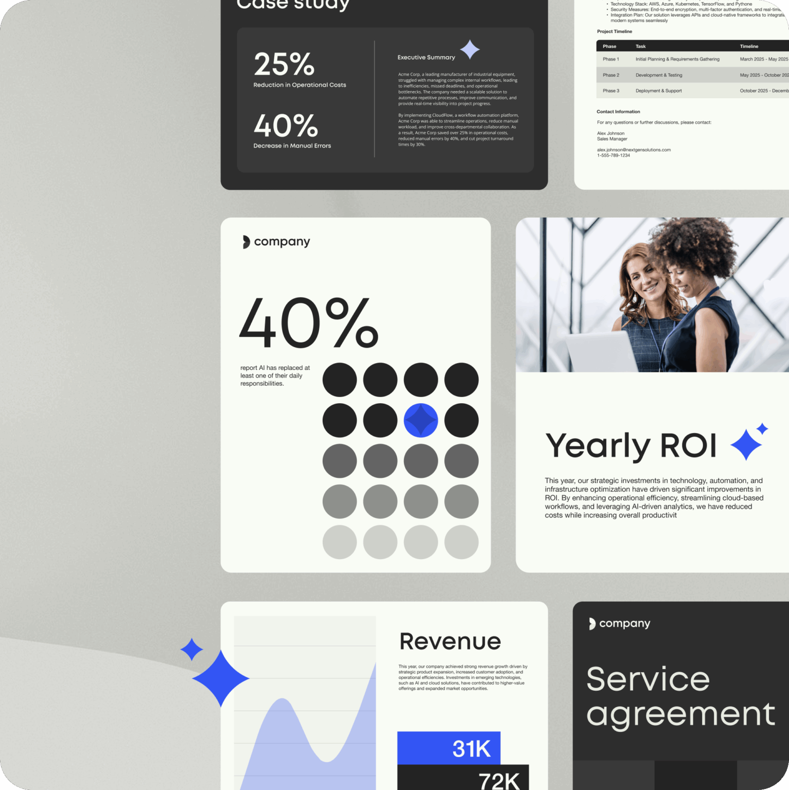 Professional AI document generator - Templafy