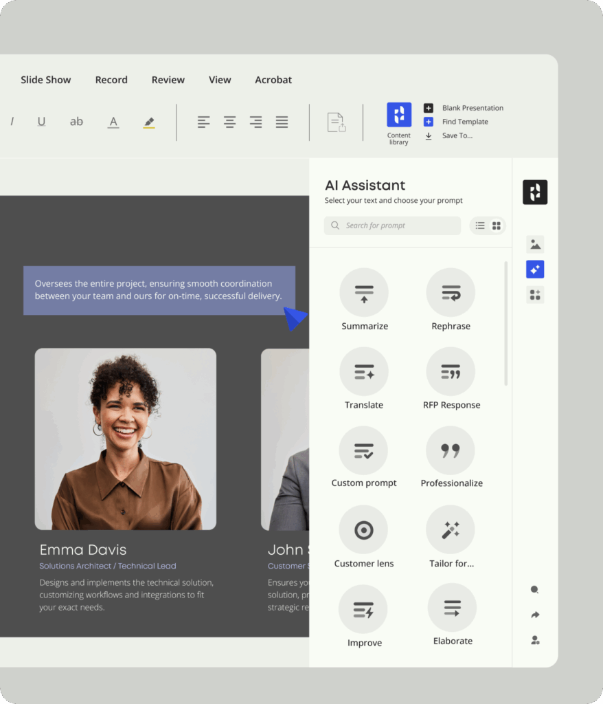 AI document editor | Enterprise-grade AI writing assistance - Templafy