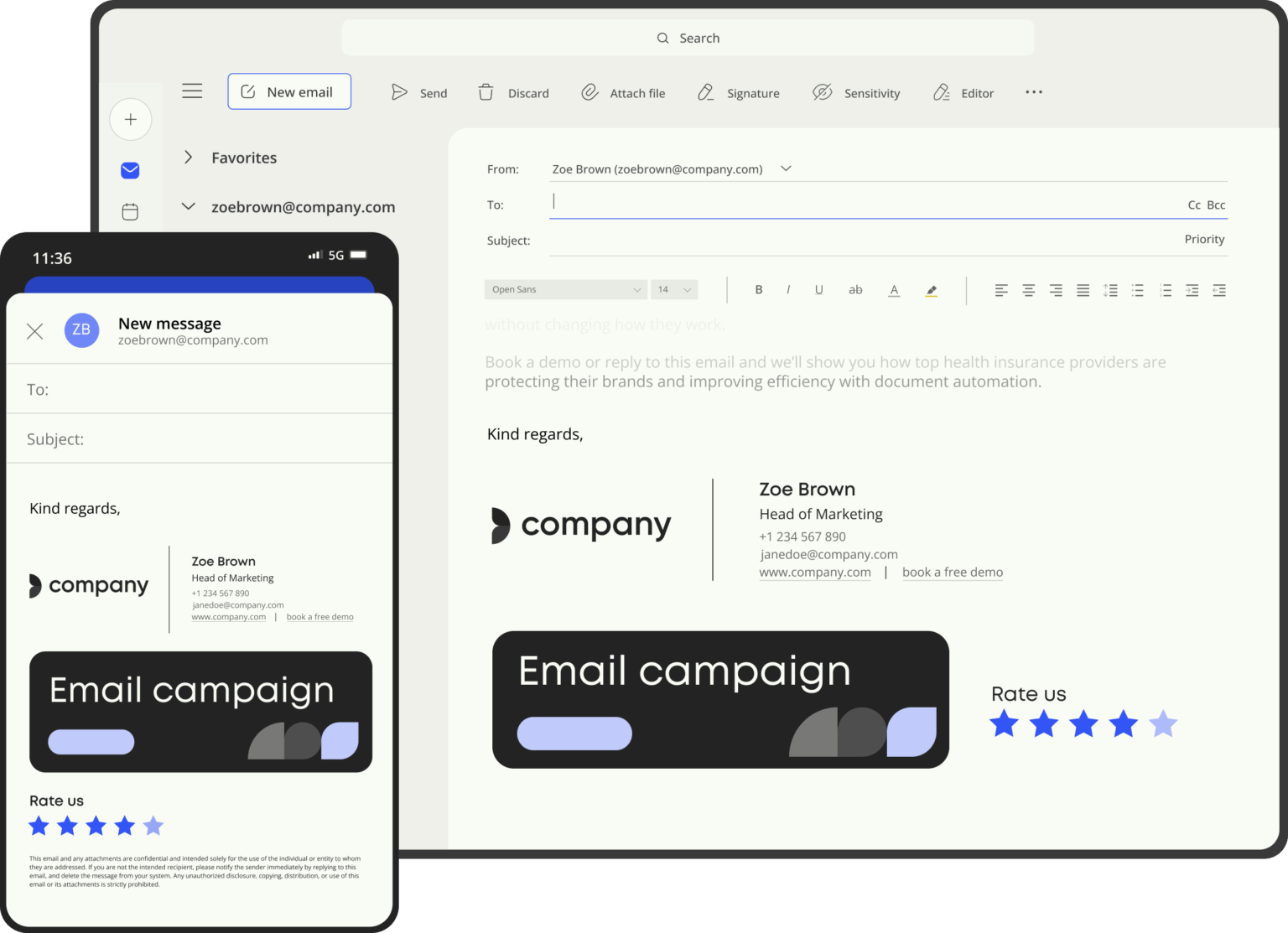 Email signature management - Templafy